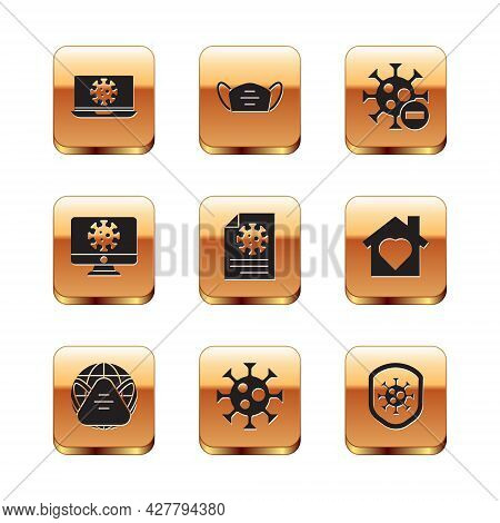 Set Virus Statistics Vector & Photo (Free Trial) | Bigstock