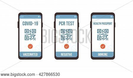 Qr Code Pcr Test, Vector & Photo (Free Trial) | Bigstock