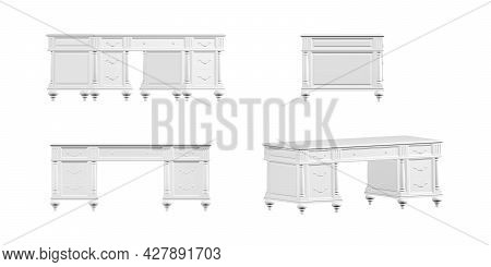 Office Table Mockup Image & Photo (Free Trial) | Bigstock