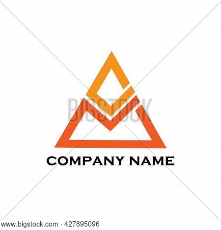 Triagle Design Logo Vector & Photo (Free Trial) | Bigstock