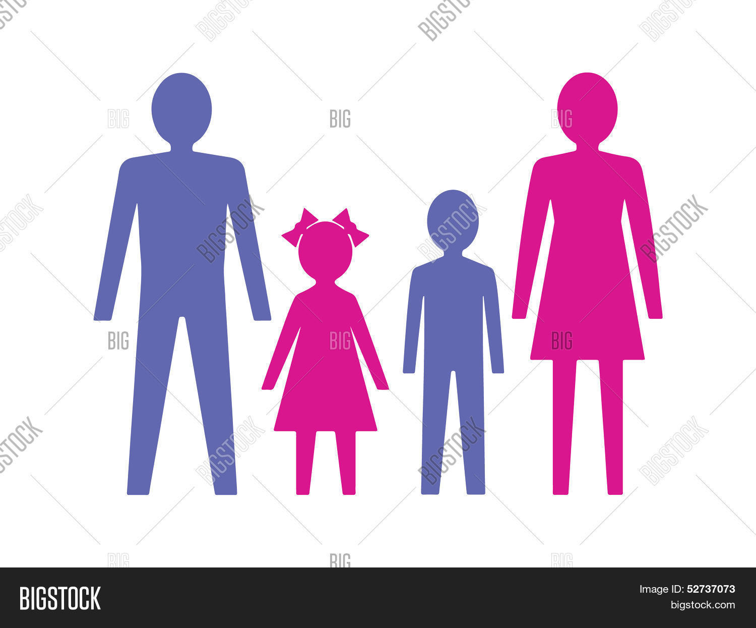 Family Children. Vector & Photo (Free Trial) | Bigstock