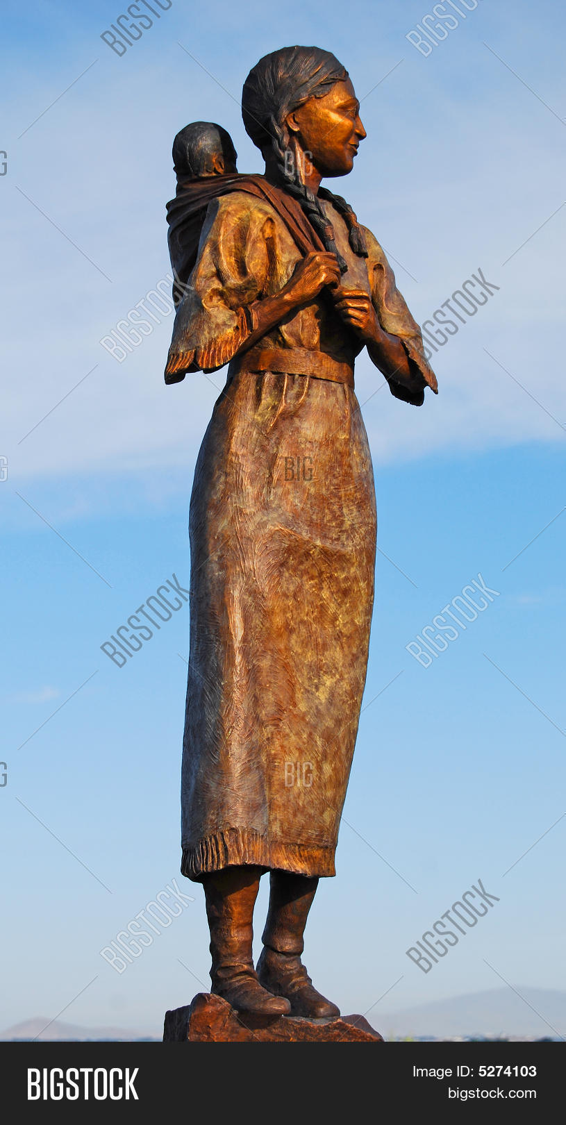 Sacajawea Bronze Image & Photo (Free Trial) | Bigstock