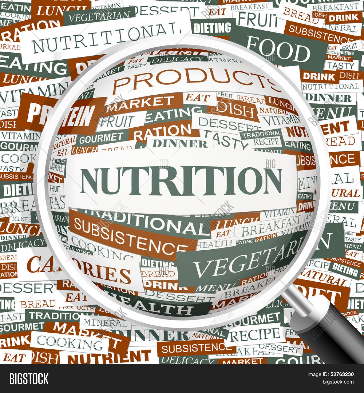 NUTRITION. Background Vector & Photo (Free Trial) | Bigstock