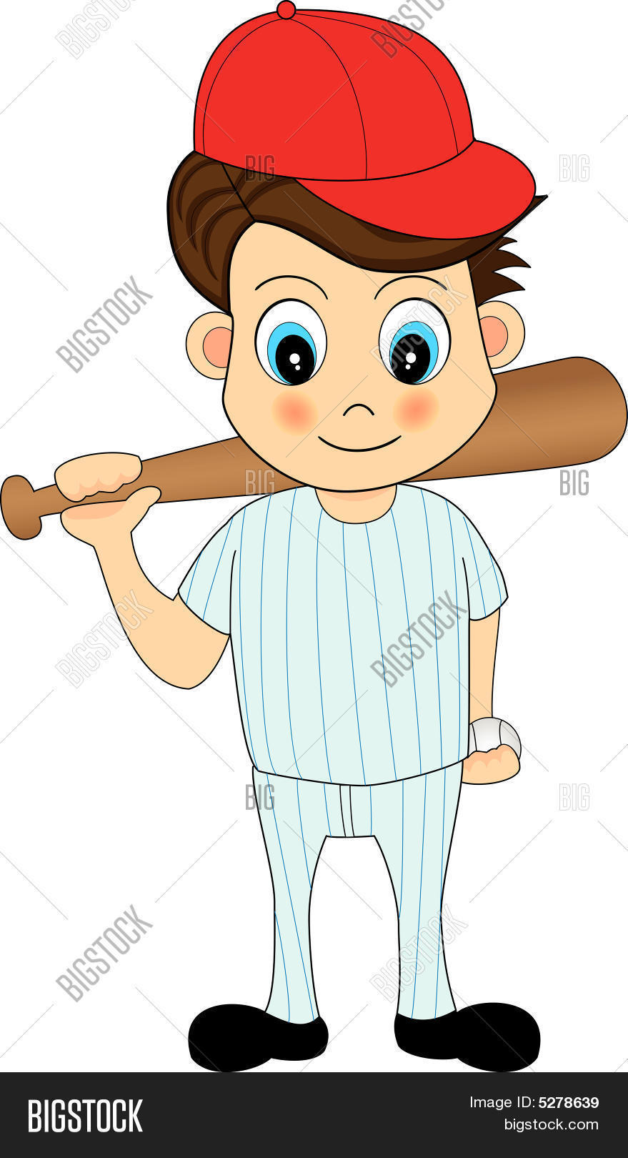 Cartoon Baseball Vector & Photo (Free Trial) | Bigstock