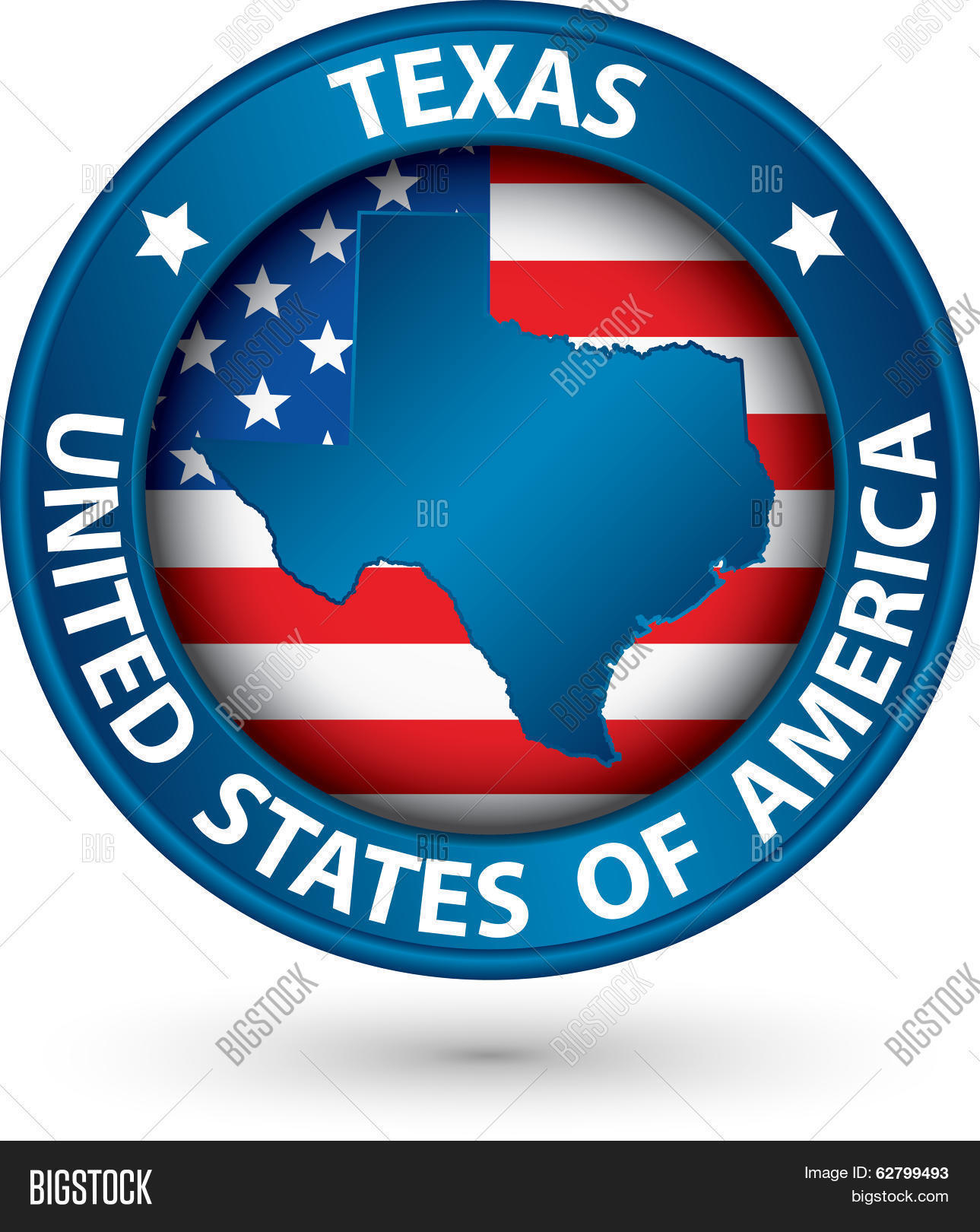 Texas State Blue Vector & Photo (Free Trial) | Bigstock