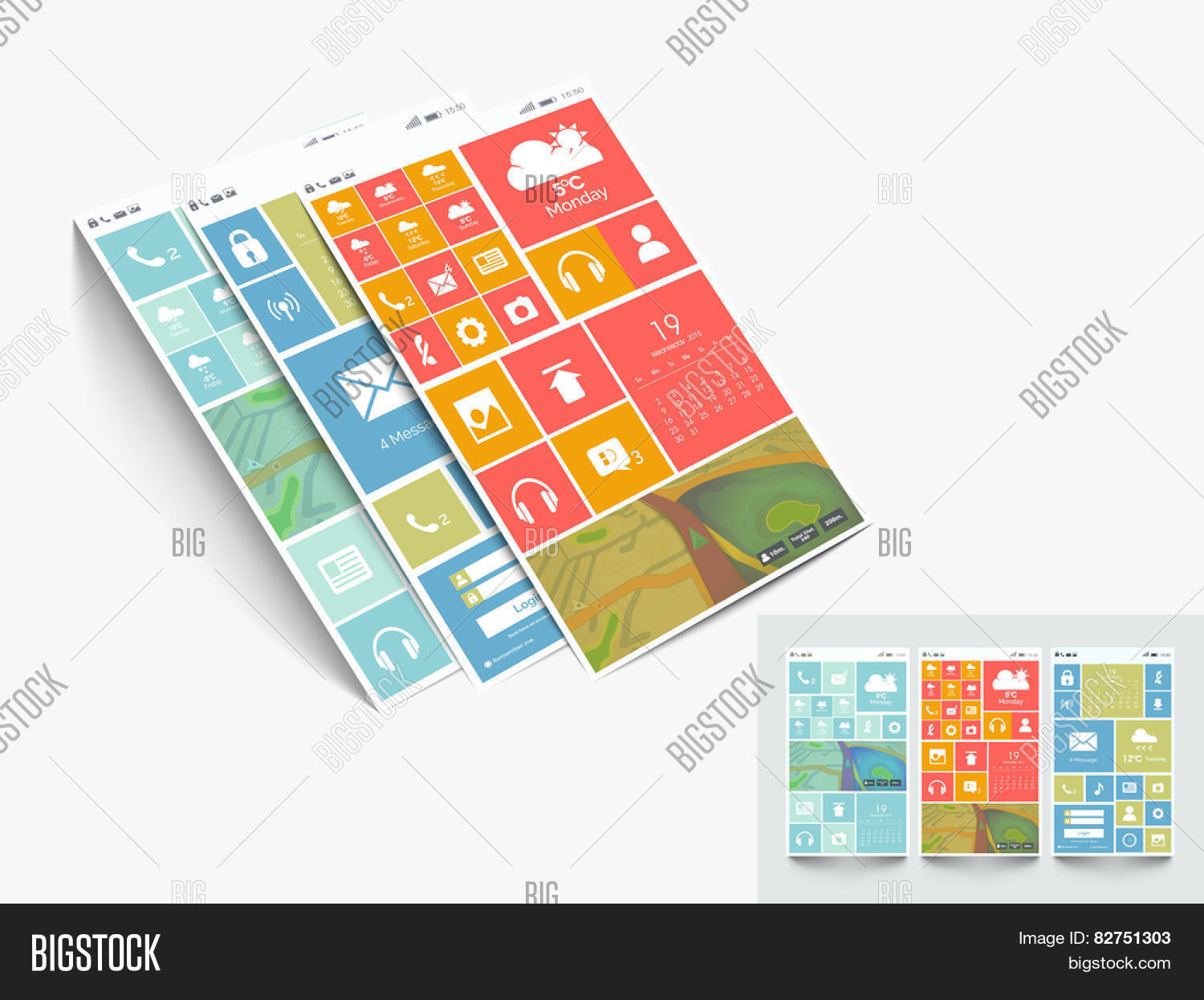 Web User Interface Vector & Photo (Free Trial) | Bigstock
