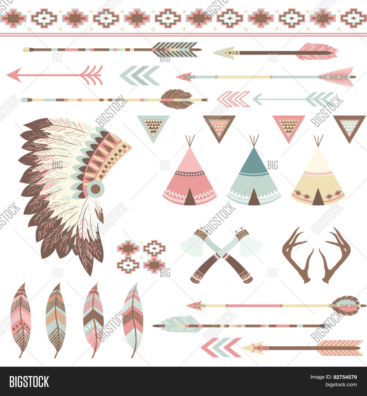Tribal Collection Vector & Photo (Free Trial) | Bigstock