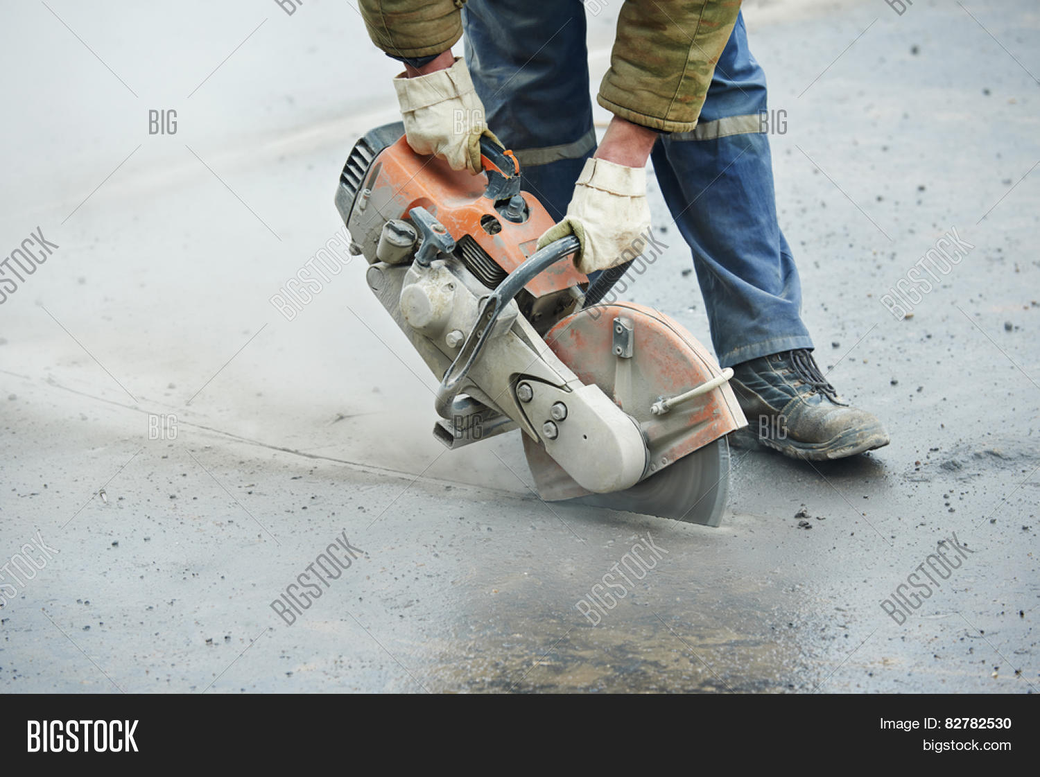 Builder Worker Cut-off Image & Photo (Free Trial) | Bigstock