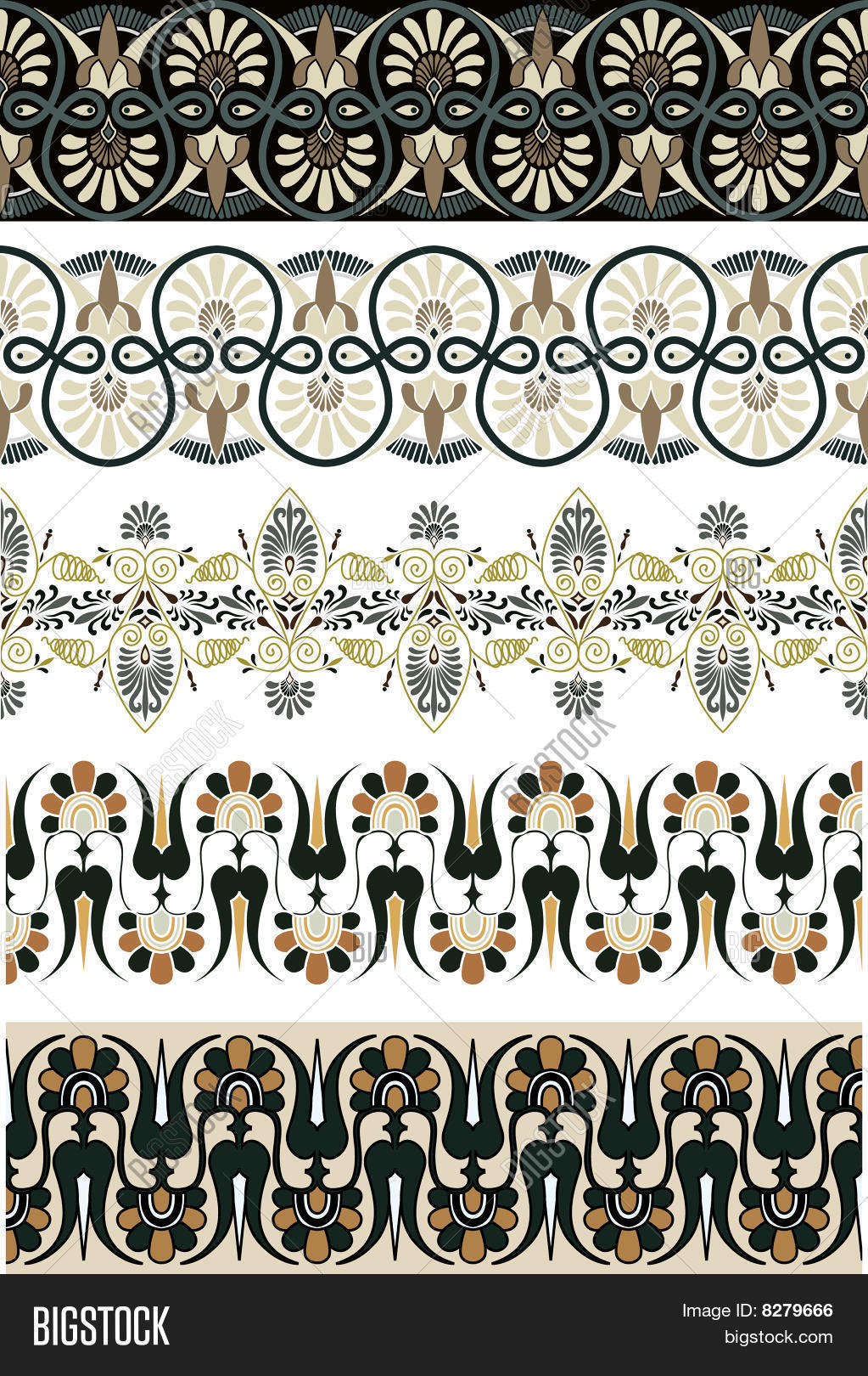 Greek Patterns Vector & Photo (Free Trial) | Bigstock