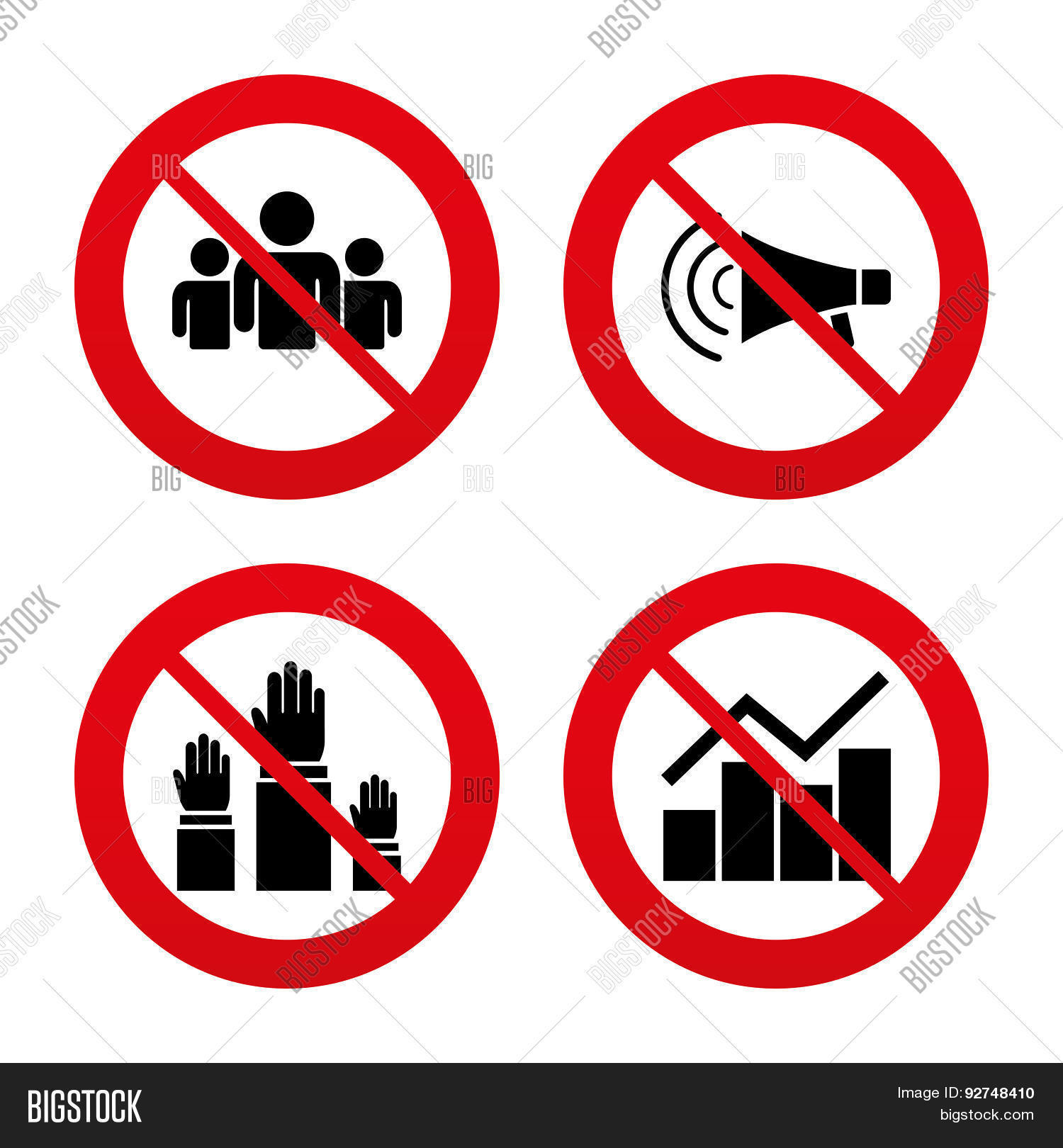 Strike Group People. Vector & Photo (Free Trial) | Bigstock