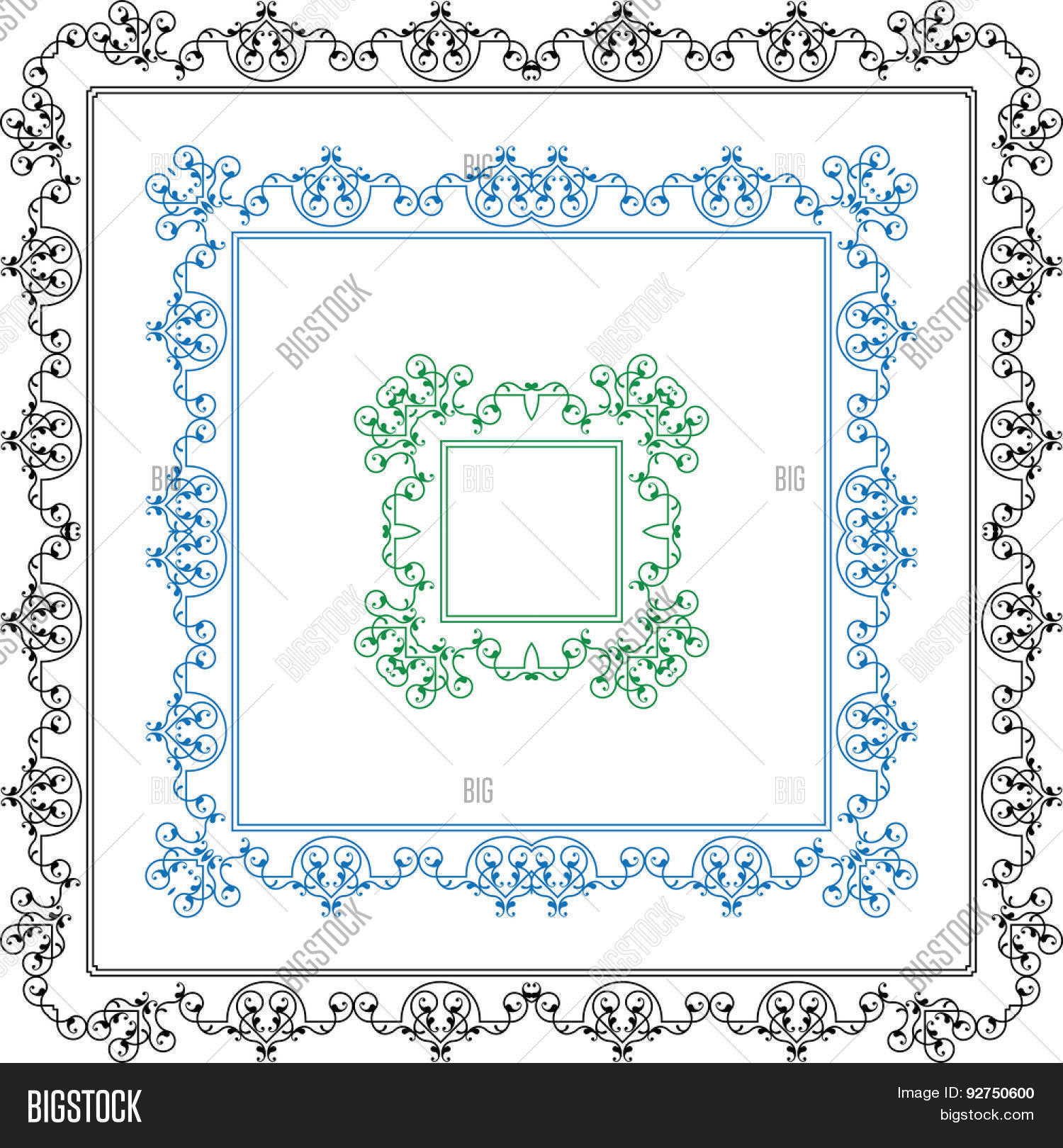 Frame Border Design Vector & Photo (Free Trial) | Bigstock