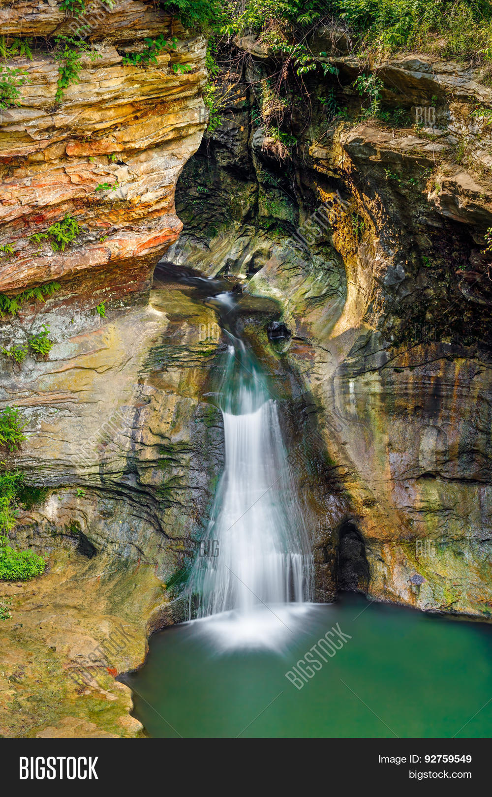 Rock Mill Falls Image & Photo (Free Trial) | Bigstock