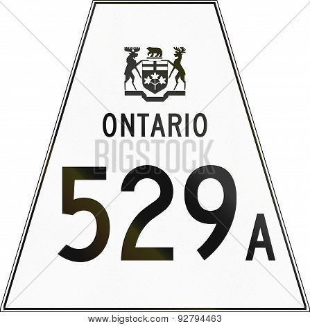 Ontario Highway Shield Image & Photo (Free Trial) | Bigstock