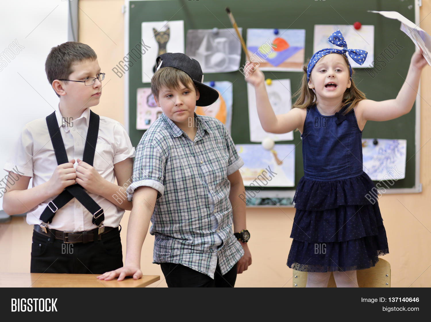 Three Students: Two Image & Photo (Free Trial) | Bigstock