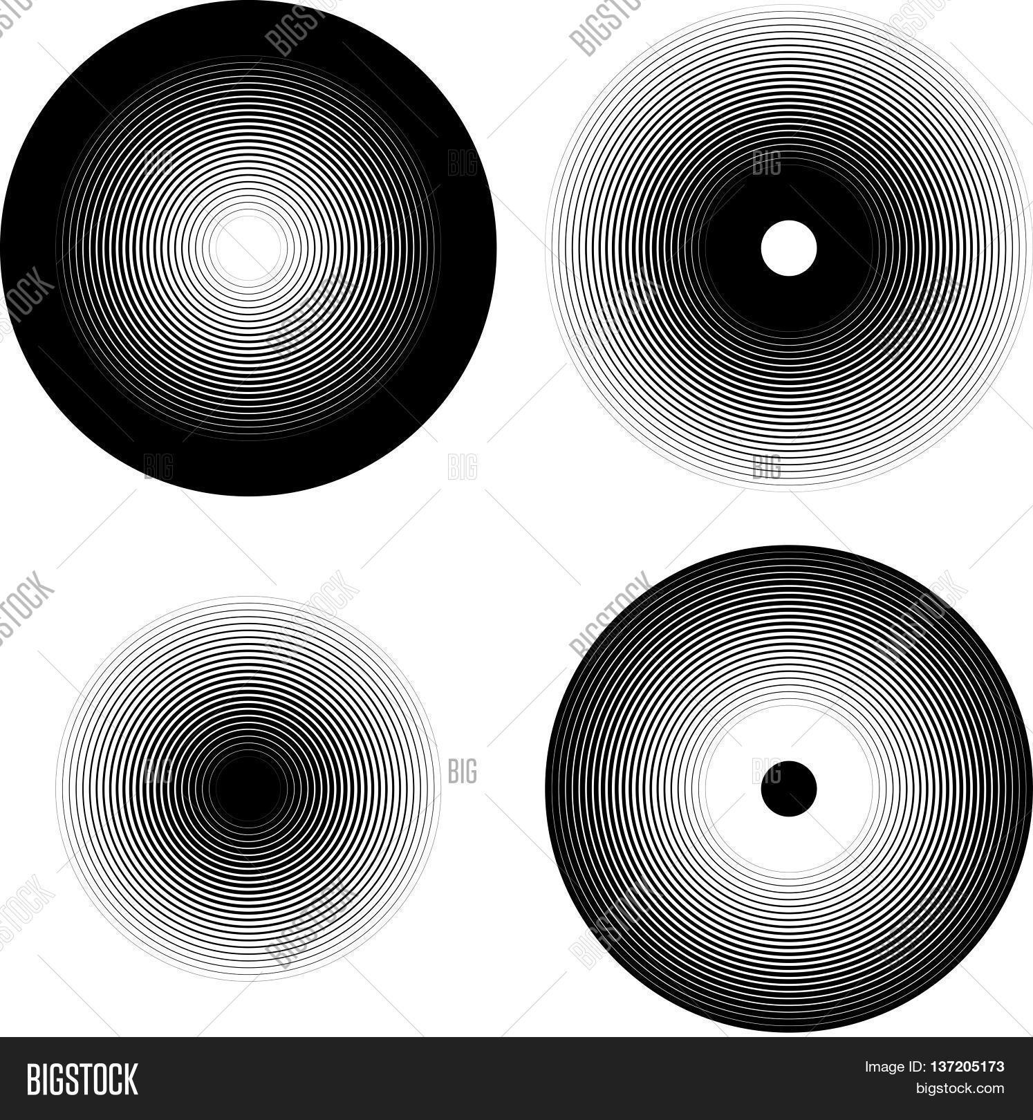 Set 4 Concentric Vector And Photo Free Trial Bigstock
