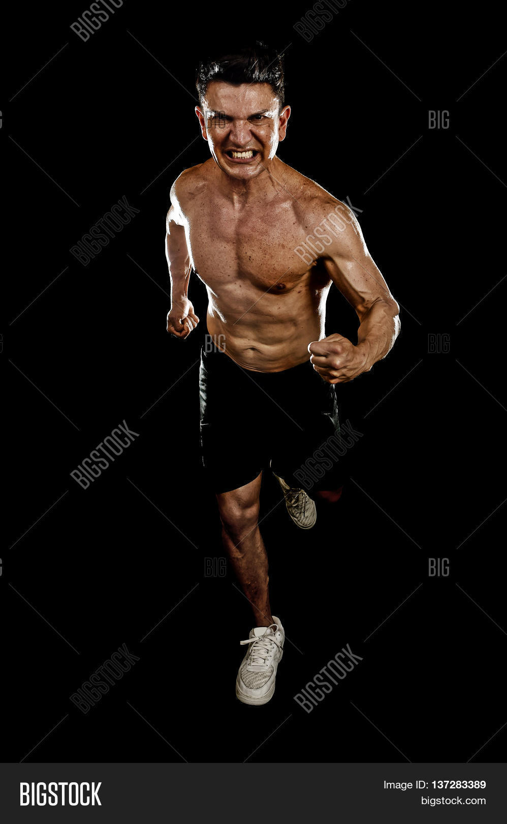Strong Fit Man Ripped Image & Photo (Free Trial) | Bigstock