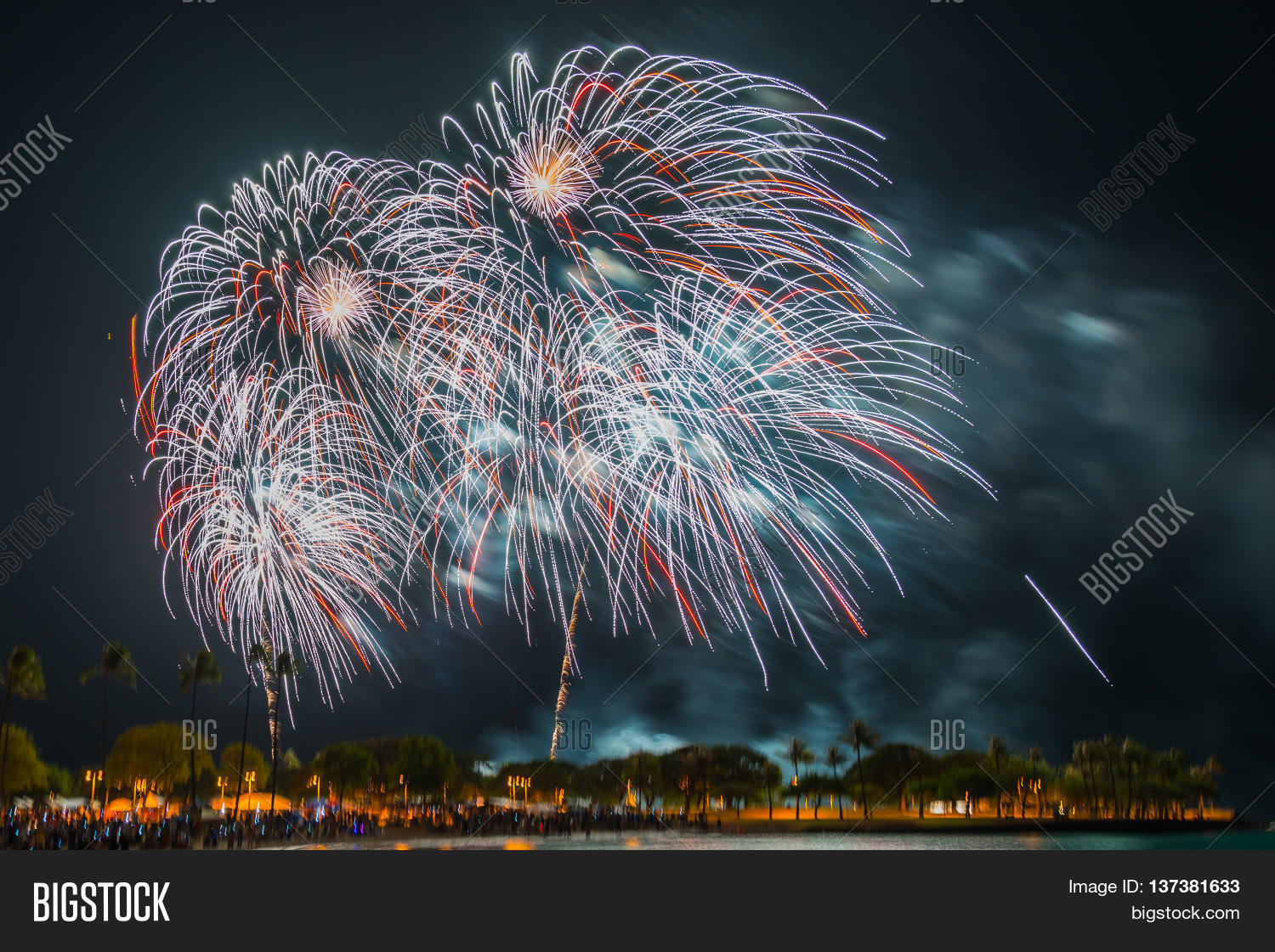 Fireworks Light Sky Image & Photo (Free Trial) | Bigstock