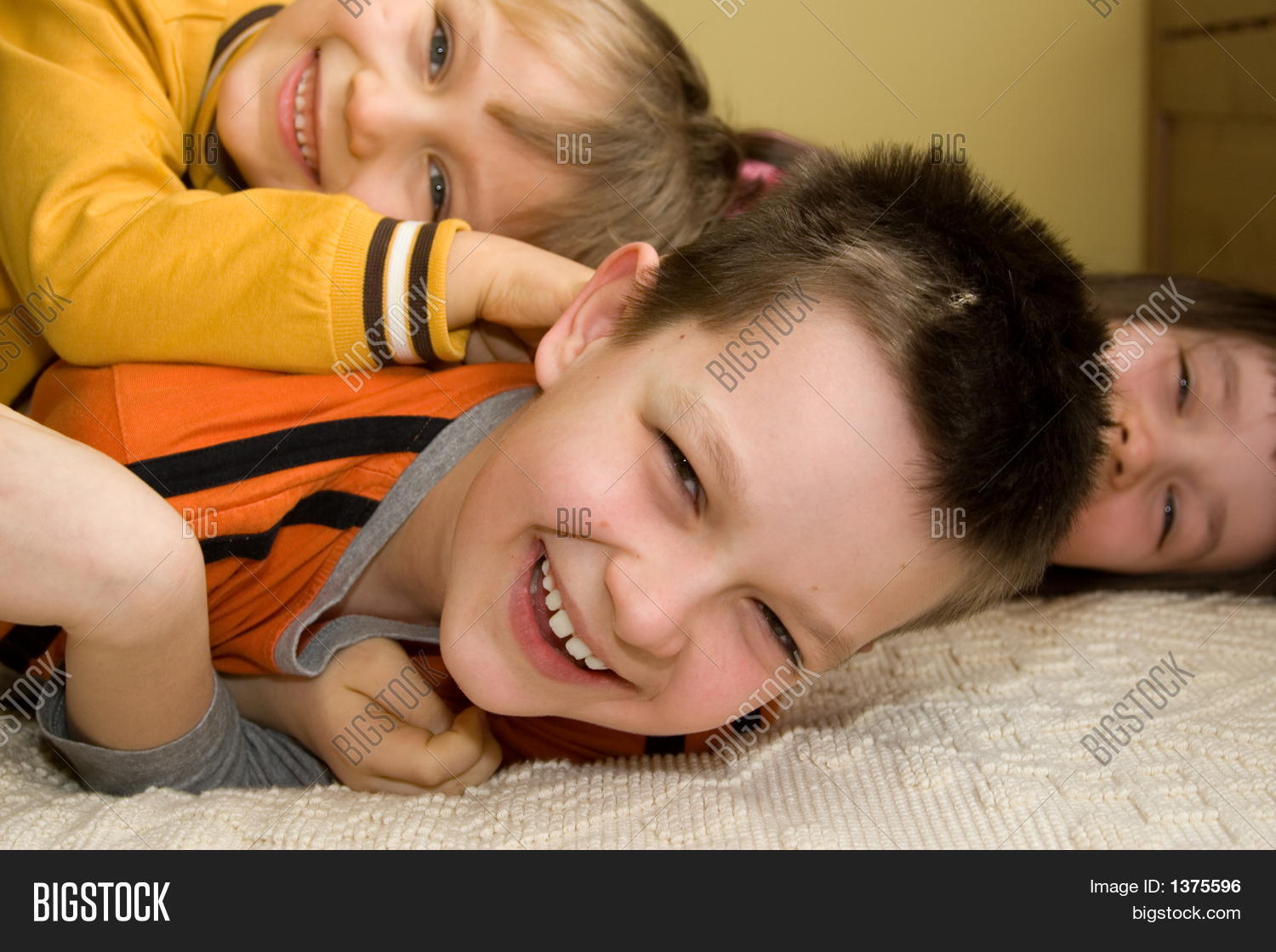 Kids Playing On Floor Image & Photo (Free Trial) | Bigstock