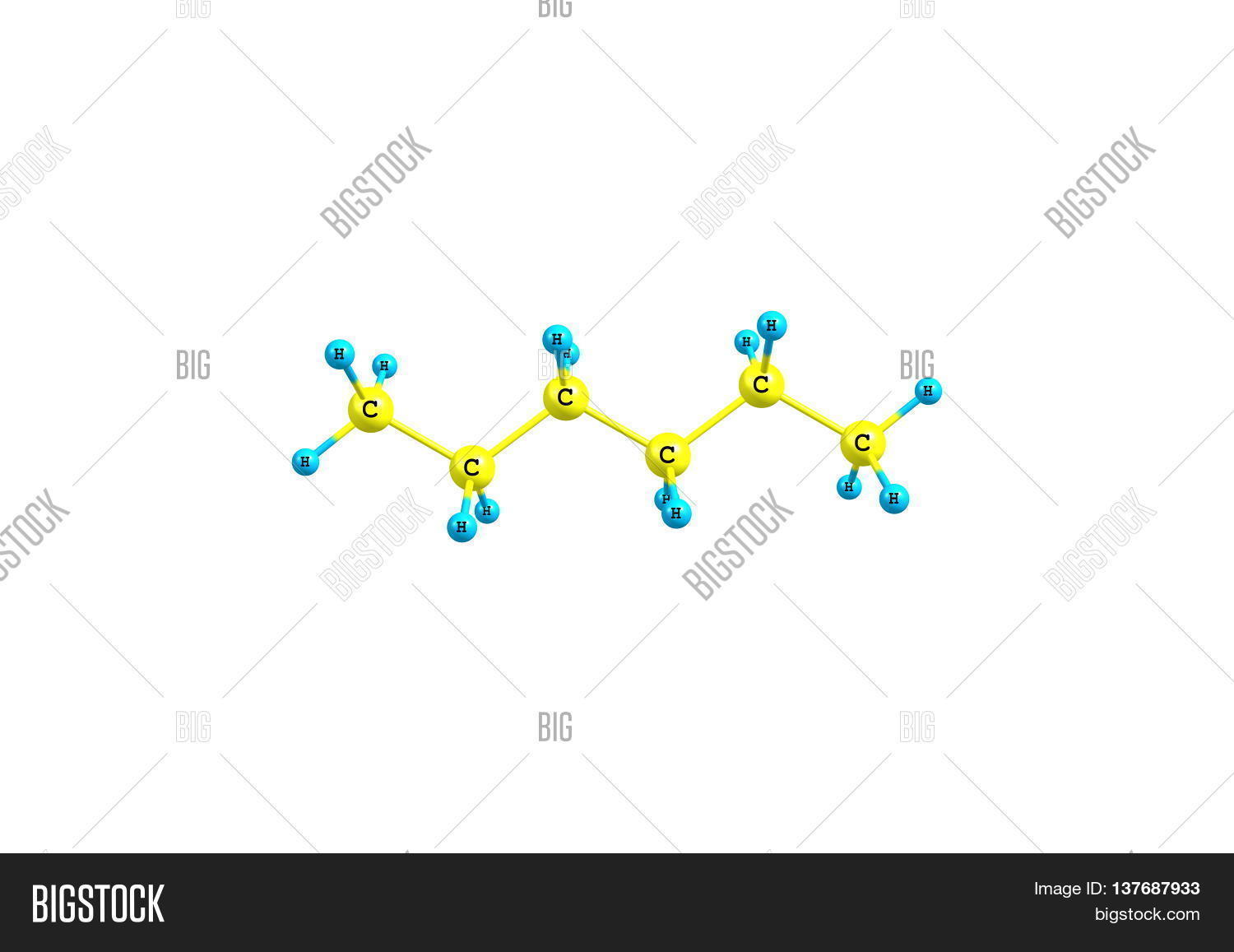 Hexane Alkane Six Image & Photo (Free Trial) | Bigstock