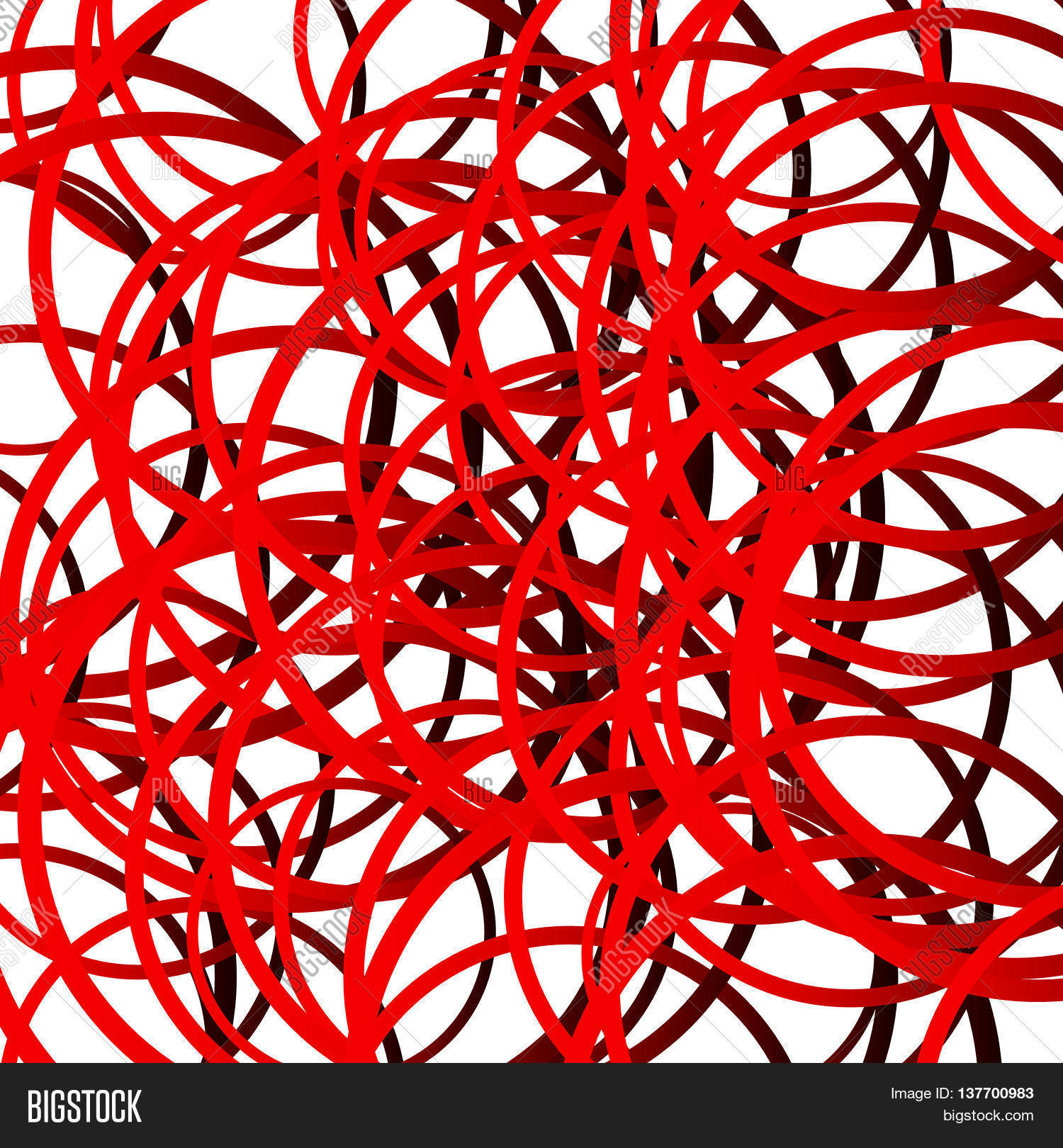 Random Squiggle Lines Vector & Photo (Free Trial) | Bigstock