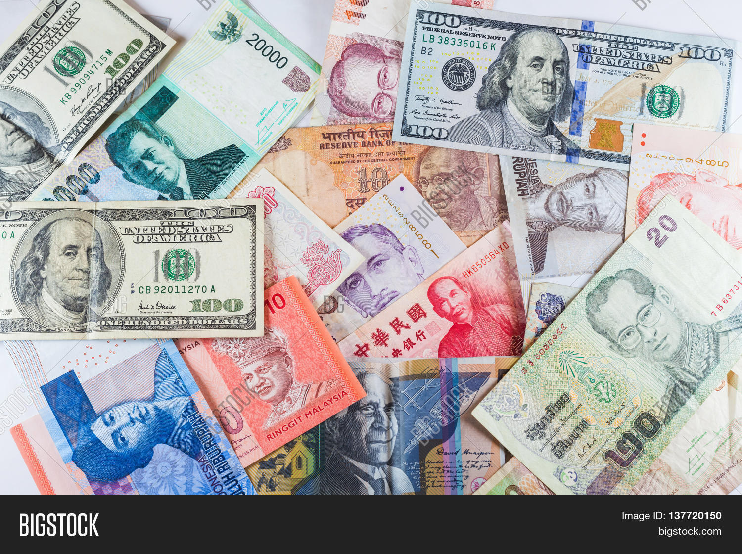 Multiple Currencies Image & Photo (Free Trial) | Bigstock
