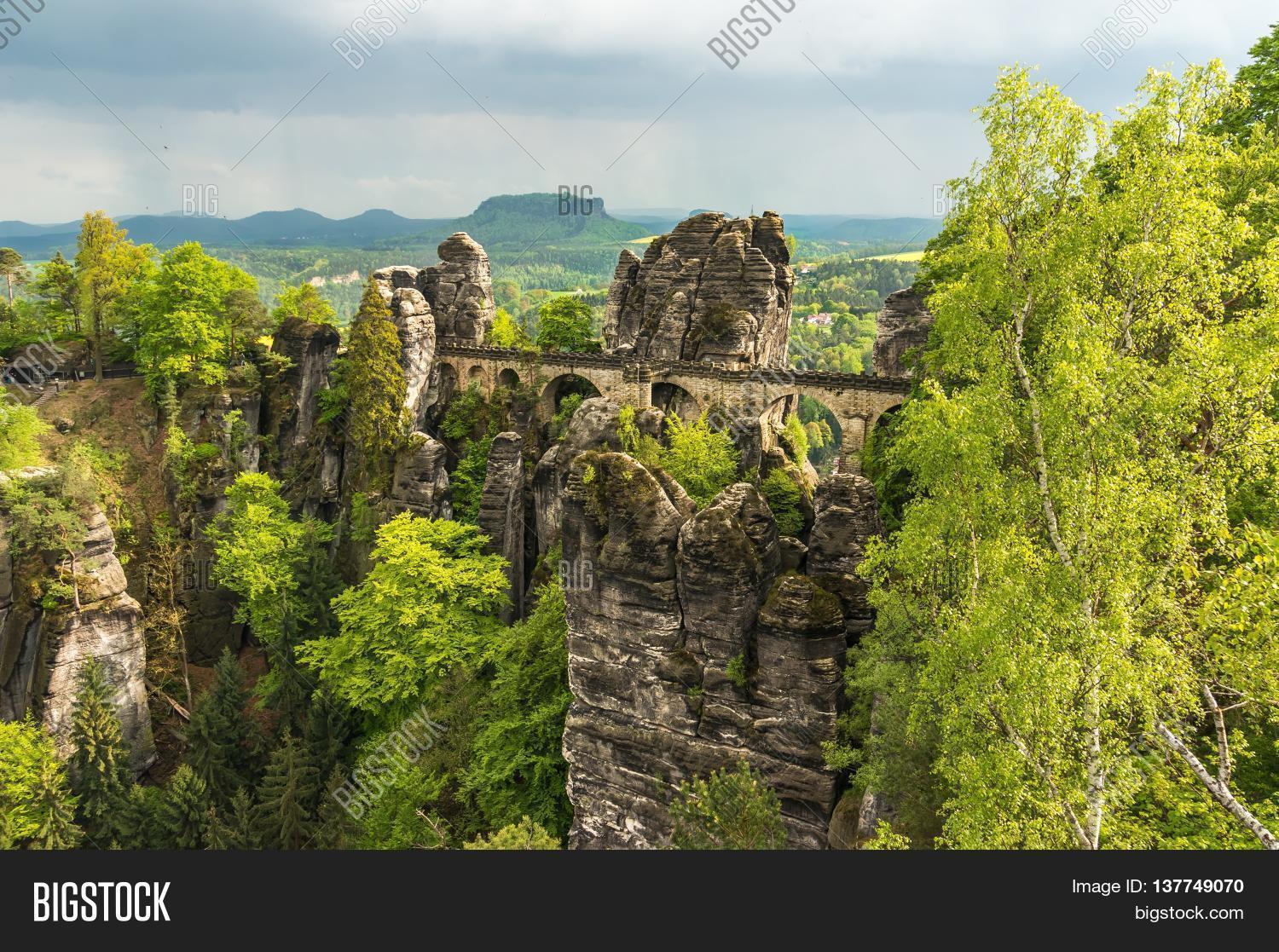 Bastei Bridge Saxon Image & Photo (Free Trial) | Bigstock