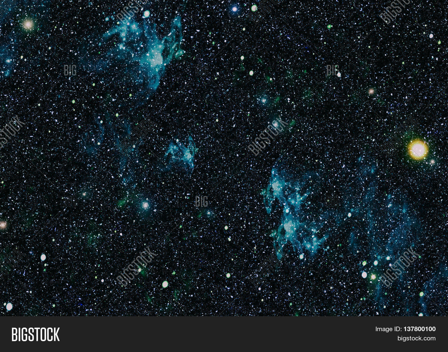 Colorful Starry Night Image & Photo (Free Trial) | Bigstock