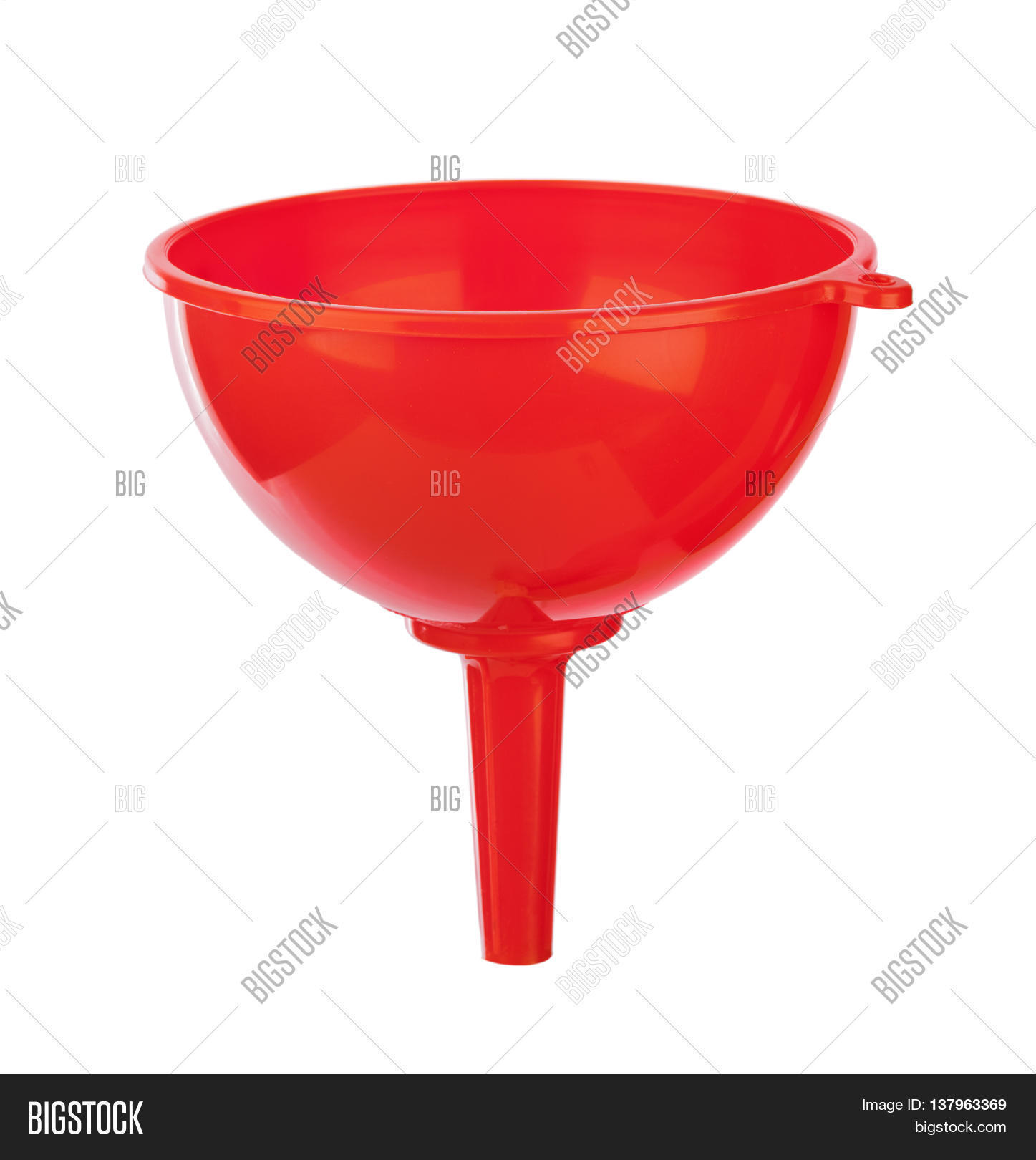 Red Funnel Isolated On Image & Photo (Free Trial) | Bigstock