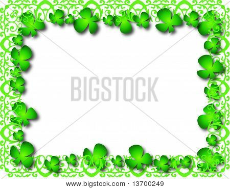 Shamrock Border Image & Photo (Free Trial) | Bigstock