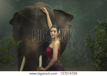 Elephant Woman Image & Photo (Free Trial) | Bigstock
