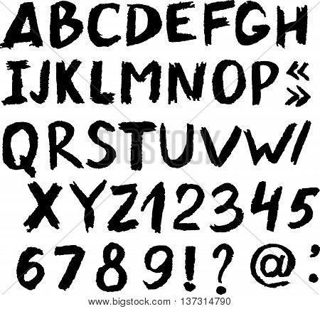 Handwritten Alphabet Vector & Photo (Free Trial) | Bigstock