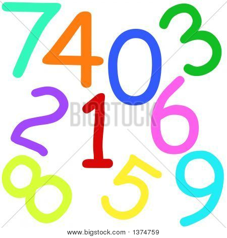 Colorful Numbers Image & Photo (Free Trial) | Bigstock