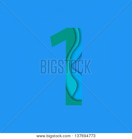Number One Design Vector & Photo (Free Trial) | Bigstock