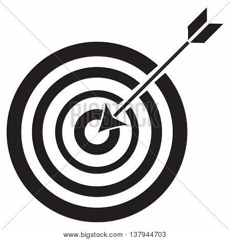 Target Arrow Icon Vector & Photo (Free Trial) | Bigstock