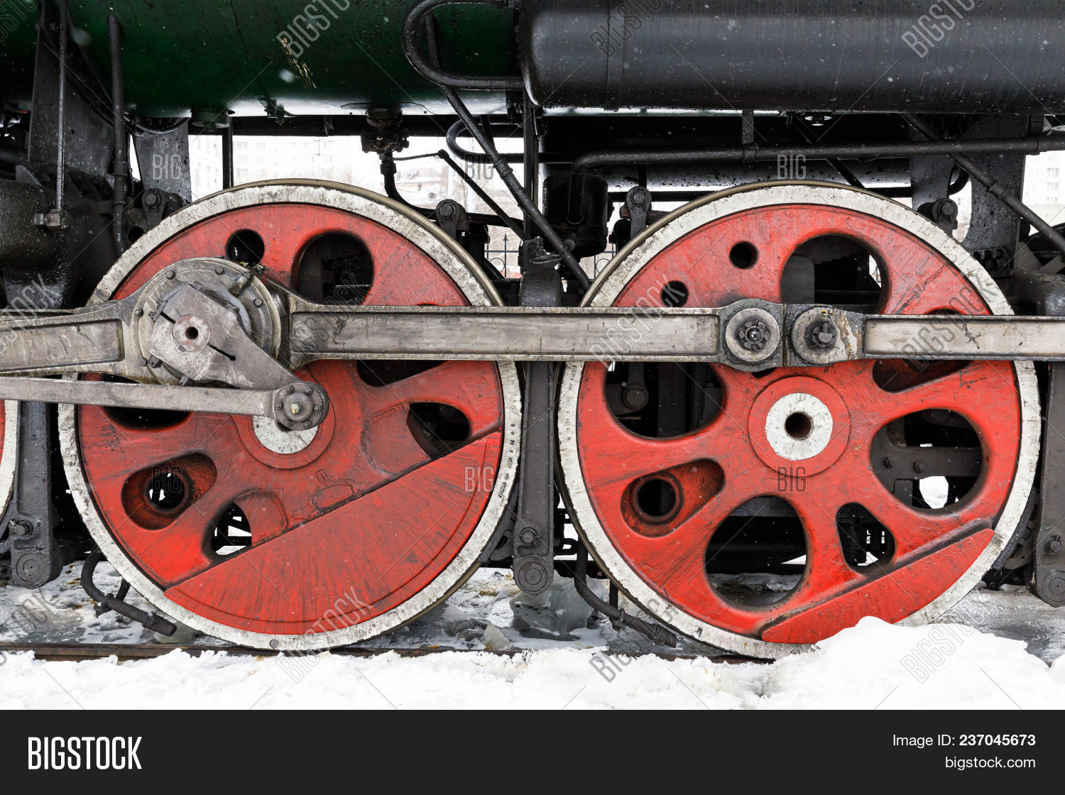 Red Wheel Detail Image & Photo (Free Trial) | Bigstock