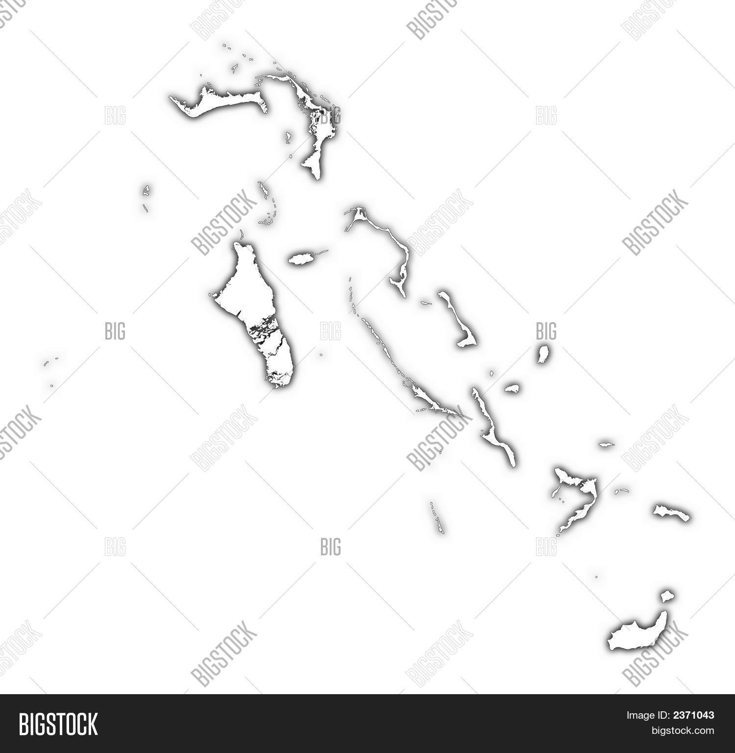 Bahamas Outline Map Image & Photo (Free Trial) | Bigstock