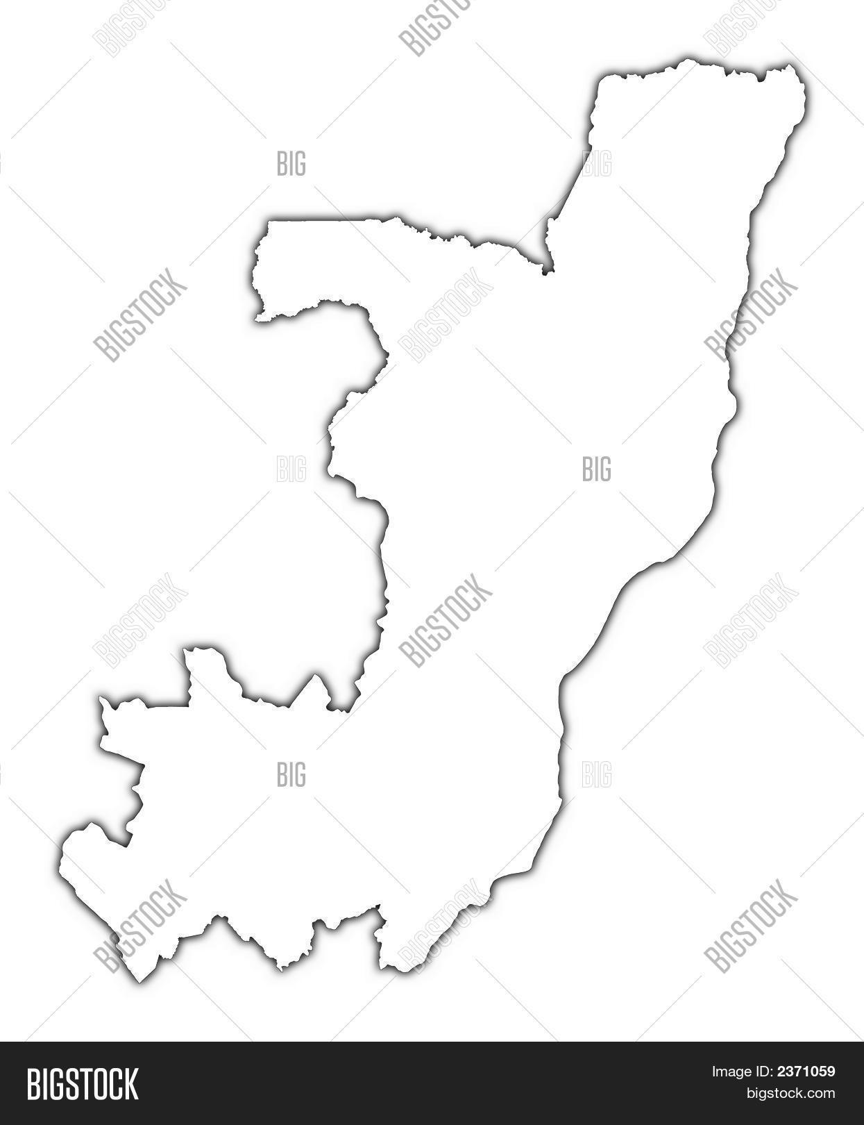 Congo Outline Map Image & Photo (Free Trial) | Bigstock