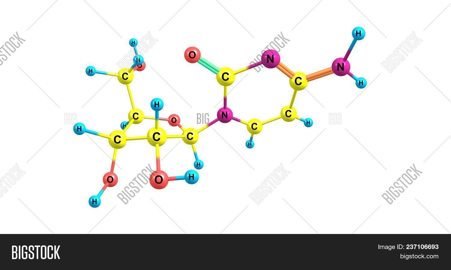 Cytidine Molecular Image & Photo (Free Trial) | Bigstock