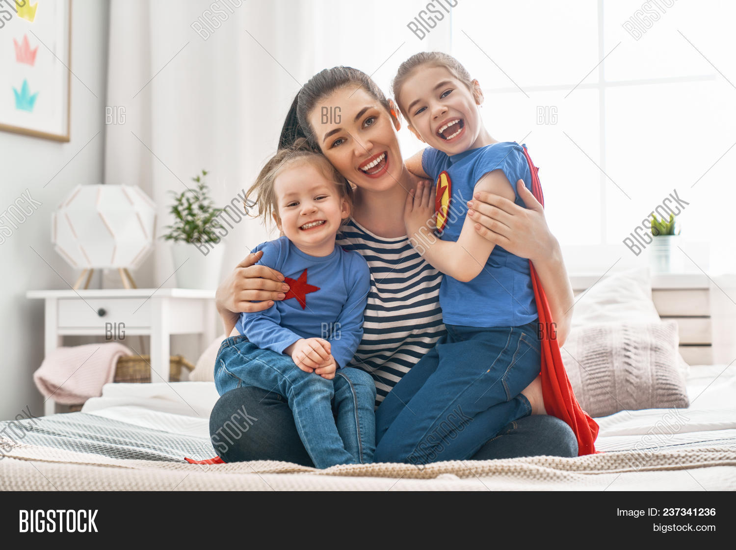 Mother Her Children Image & Photo (Free Trial) | Bigstock