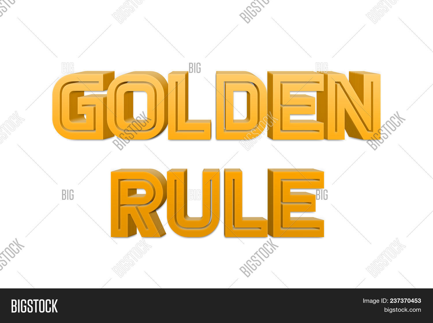 Golden Rule Text Title Image & Photo (Free Trial) | Bigstock