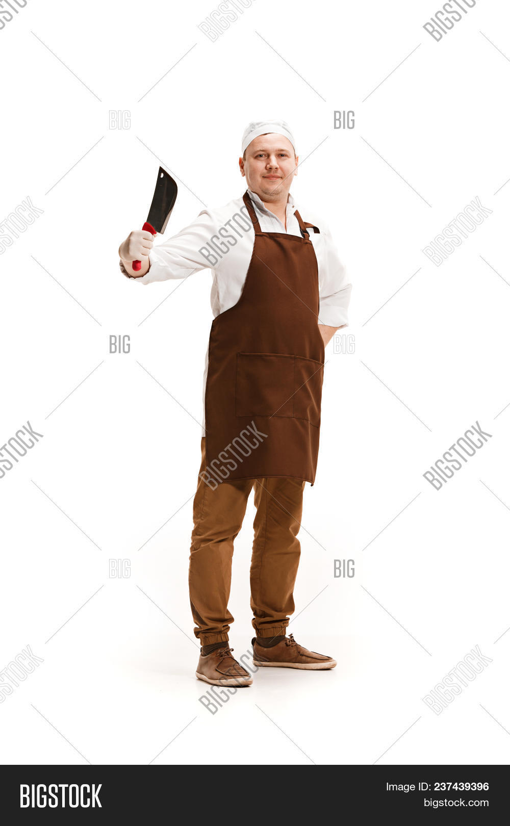 Smiling Happy Butcher Image & Photo (Free Trial) | Bigstock
