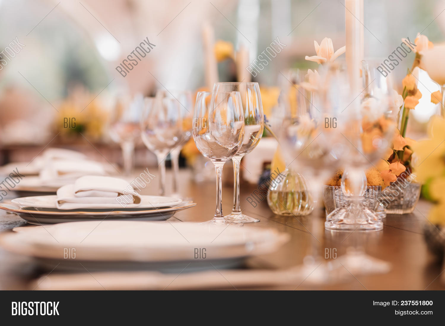 Served Dinner Table Image & Photo (Free Trial) | Bigstock
