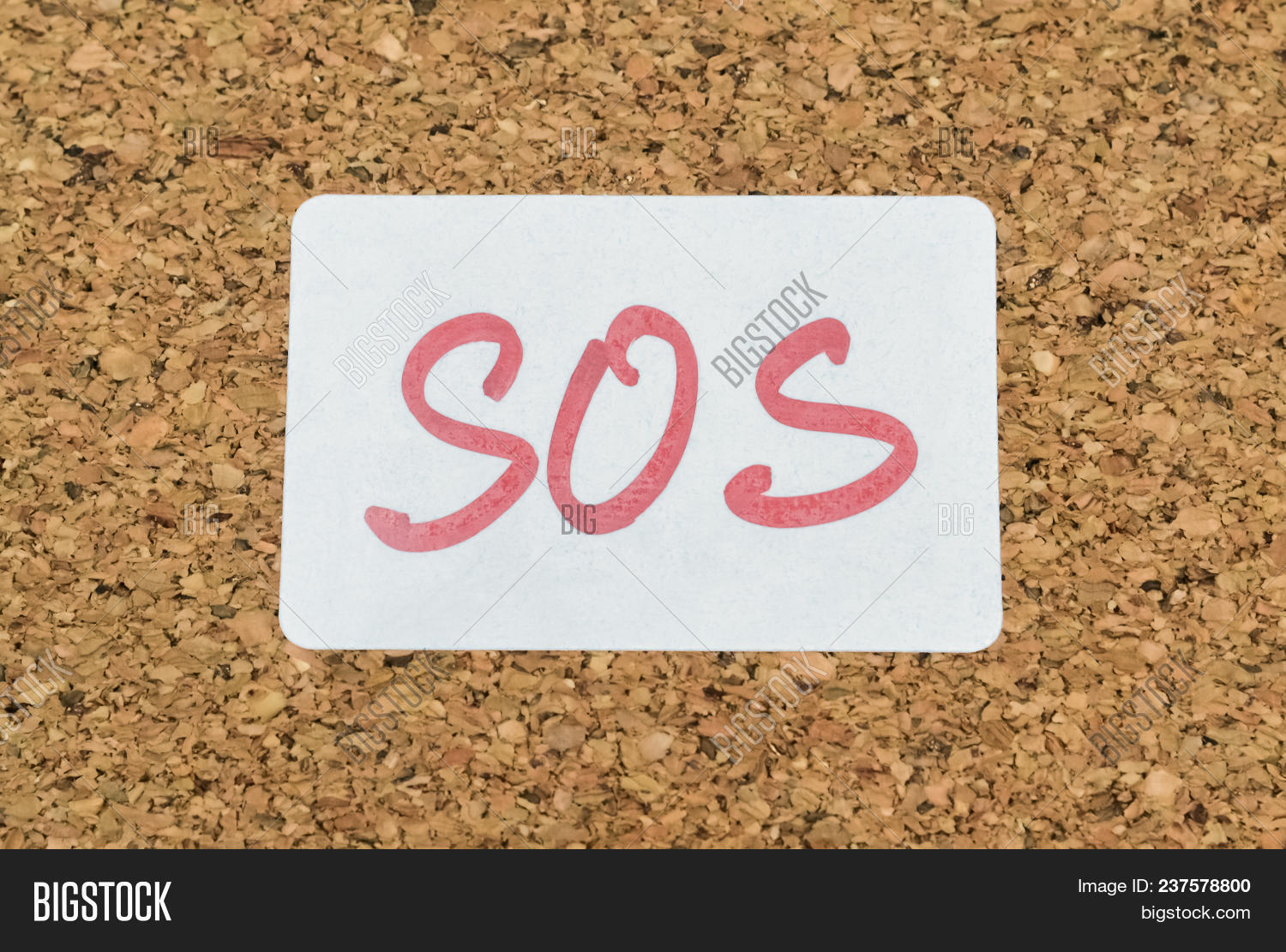 Word Sos Handwritten Image & Photo (Free Trial) | Bigstock