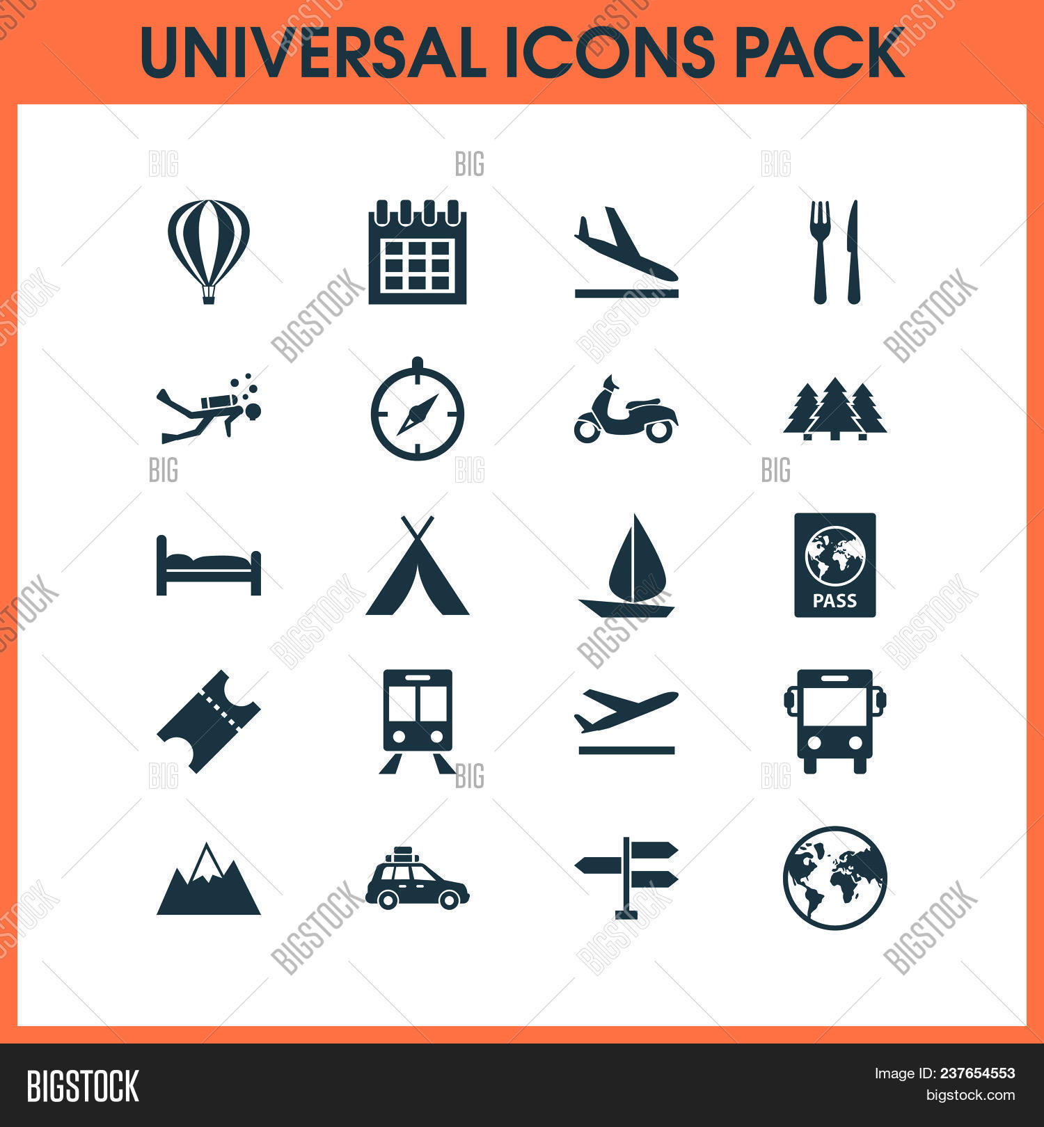 Exploration Icons Set Image & Photo (Free Trial) | Bigstock