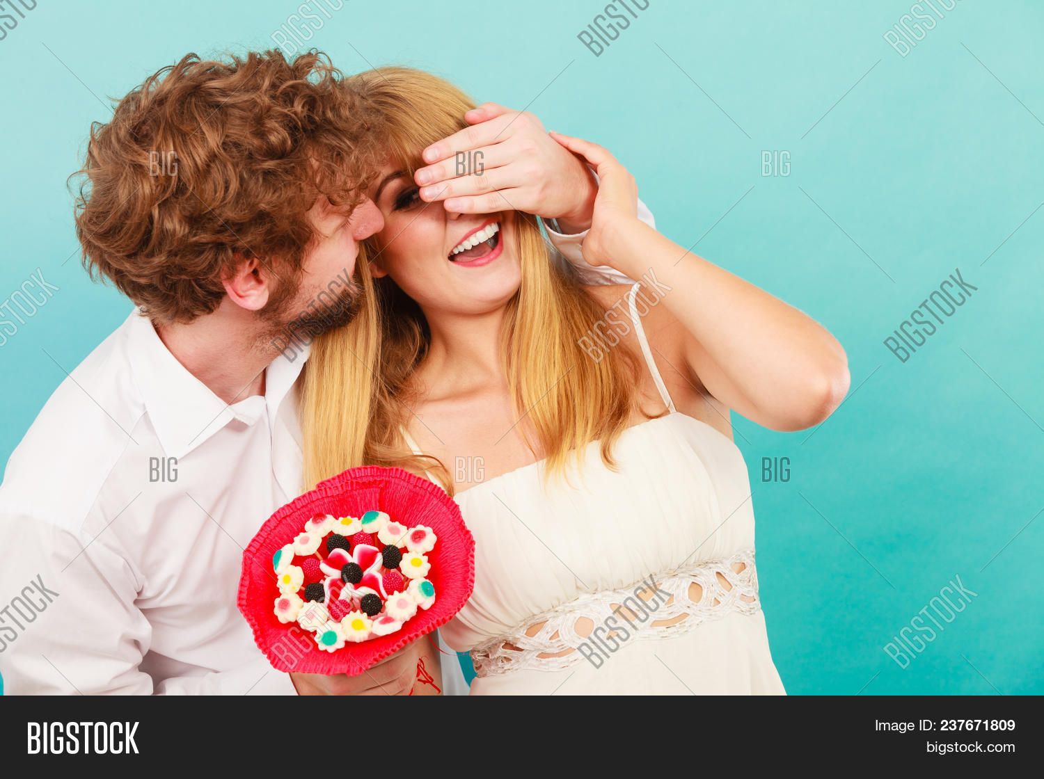 Man Giving Woman Candy Image & Photo (Free Trial) | Bigstock