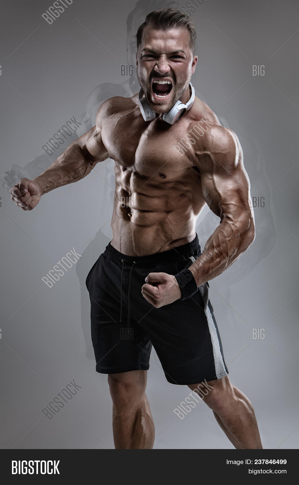 Strong Athletic Man Image & Photo (Free Trial) | Bigstock