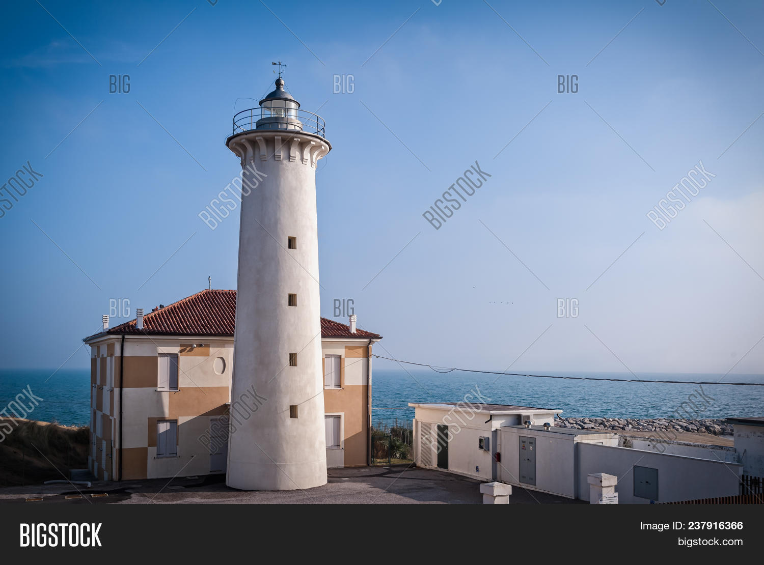 Lighthouse Bibione, Image & Photo (Free Trial) | Bigstock