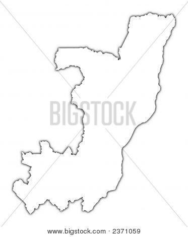 Congo Outline Map Image & Photo (Free Trial) | Bigstock