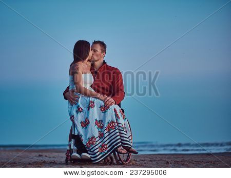 Woman Sitting On Lap Of Husband Images, Illustrations & Vectors (Free ...