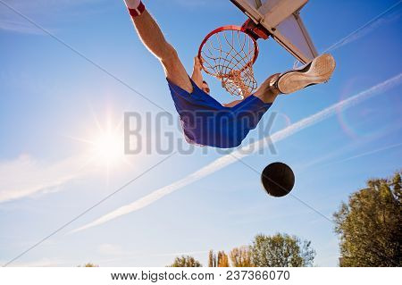 Slam Dunk. Side View Image & Photo (Free Trial) | Bigstock